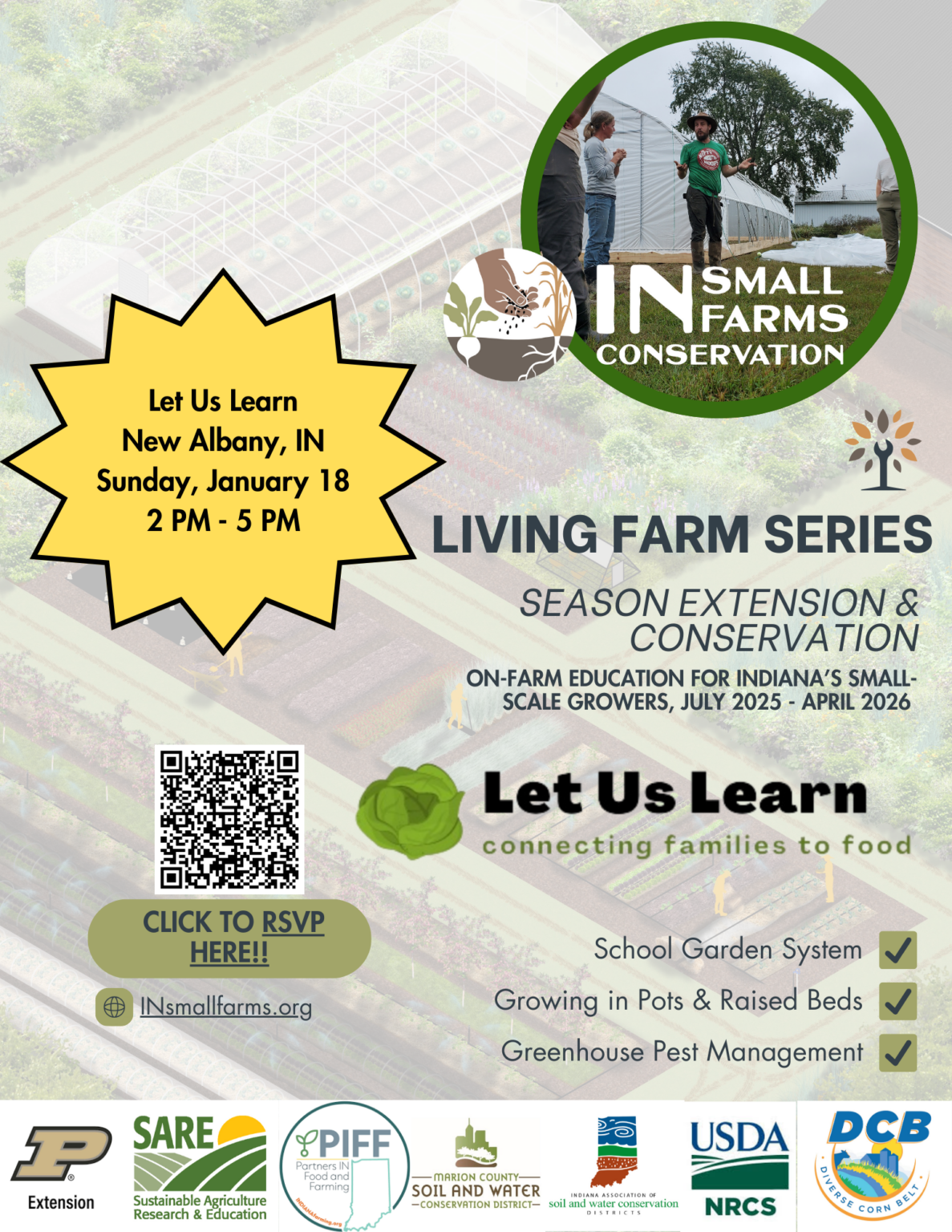 Living Farm Series - Let Us Learn Greenhouse - New Albany, IN - Indiana ...